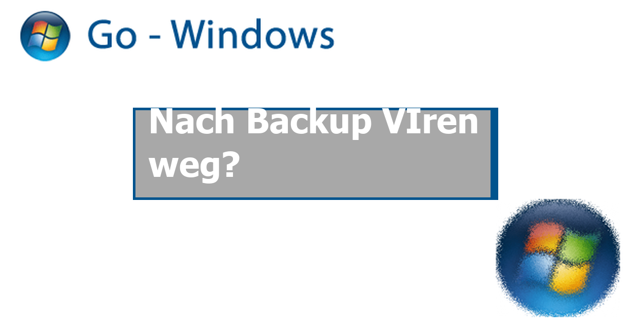 Nach Backup VIren weg? Windows XP Forum