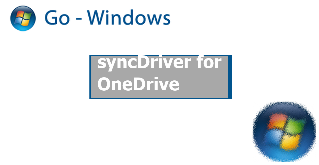 syncDriver for OneDrive PC Software