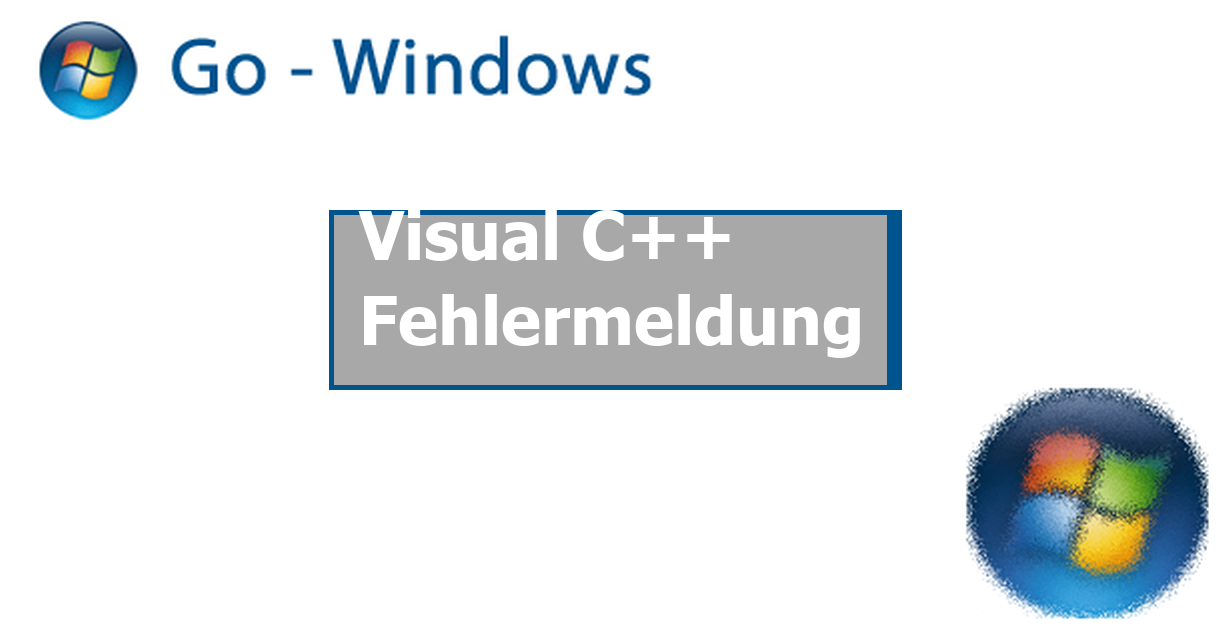 Visual C++ Fehlermeldung Windows Vista Forum
